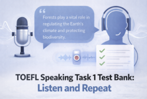 TOEFL Speaking Task 1 Test Bank: Listen and Repeat (Updated for 2026 ...